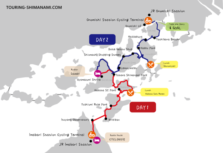 Complete Guide to Cycling the Shimanami Kaido: Routes, Rentals, Maps ...